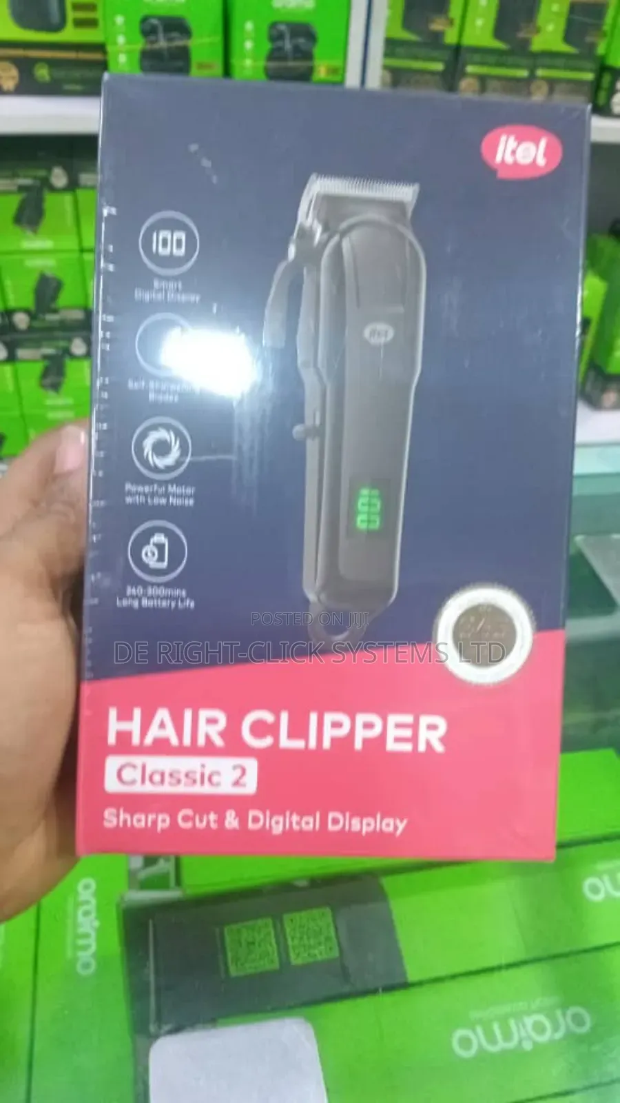 Itel Classic 2 Smart-Clipper Digital Professional Hair Clipper Ihc-33 ...
