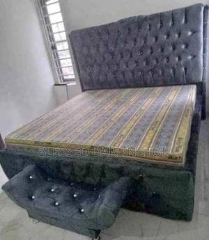 Quality 6x6 Bed High Head Rest Frame in Lekki - Furniture, Blessed ...