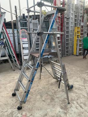 Double Side Heavy Duty Aluminum Platform Trestle Ladder for sale - WSA ...