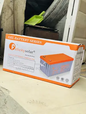 12v 200ah Felicity Dry Cell Inverter Battery Available in Ikeja - Solar Energy, Mr Divine Power ...