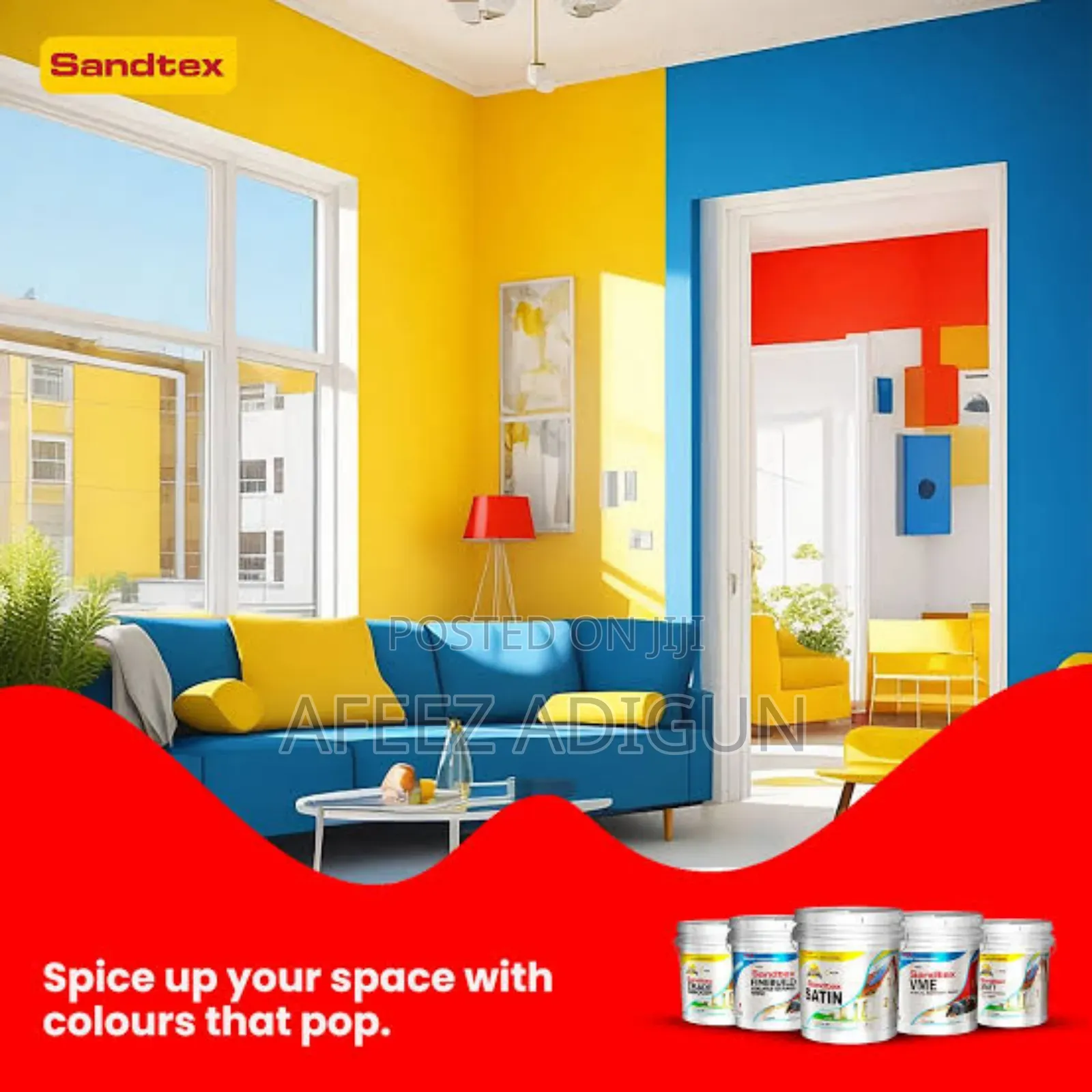 Sandtex Vinyl Matte Emulsion Paint (Quality Matured Finish on Walls) in ...