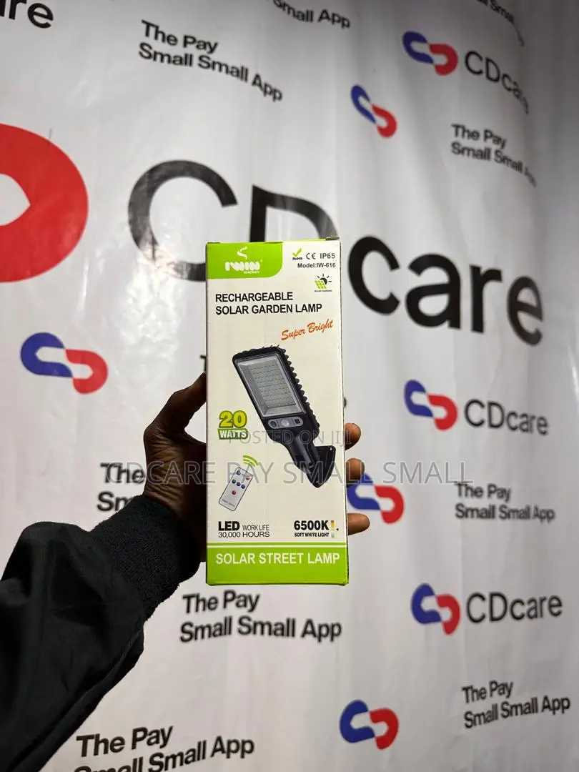 Pay Small Small Rechargeable Solar Garden Lamp On Cdcare.App in Kosofe ...