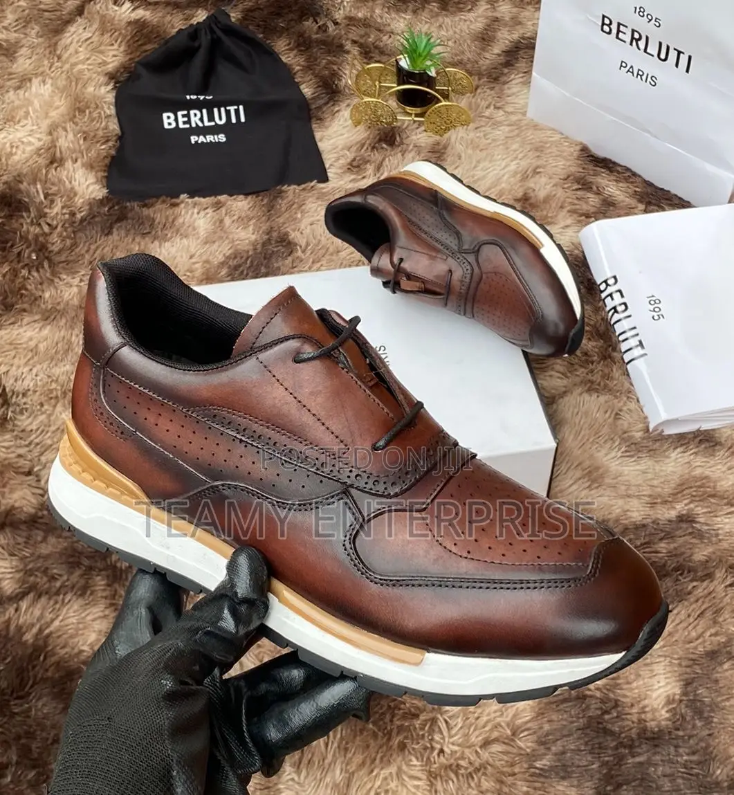 Berluti Paris Luxury Designer Leather Shoe High Quality With Soft Sole ...