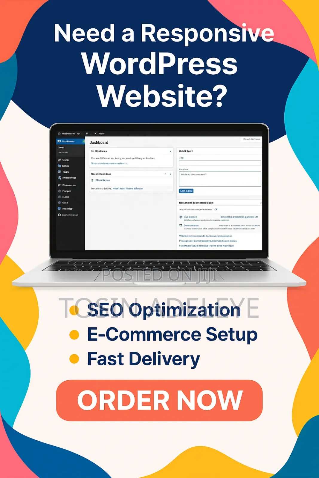 Wordpress Website Developer in Ikeja - Computer & IT Services, Tosin Adeleye | Jiji.ng