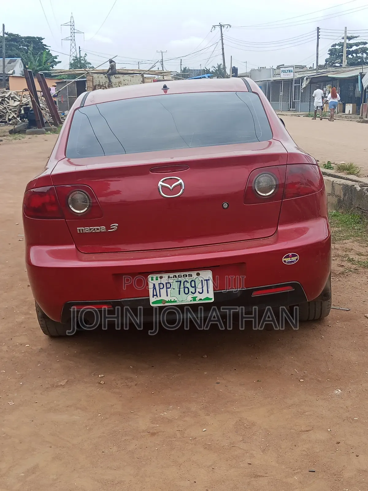 Mazda 3 Sedan 2005 Red in Abule Egba - Cars, John Jonathan | Jiji.ng