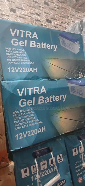Brand New 220ah 12v Gel Battery Vitra Battery in Ojo - Electrical ...