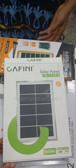 Cafini Solar Panel Cn-ty2313 (8w, 6v, 1600mah) For Phone, Light, Fans ...