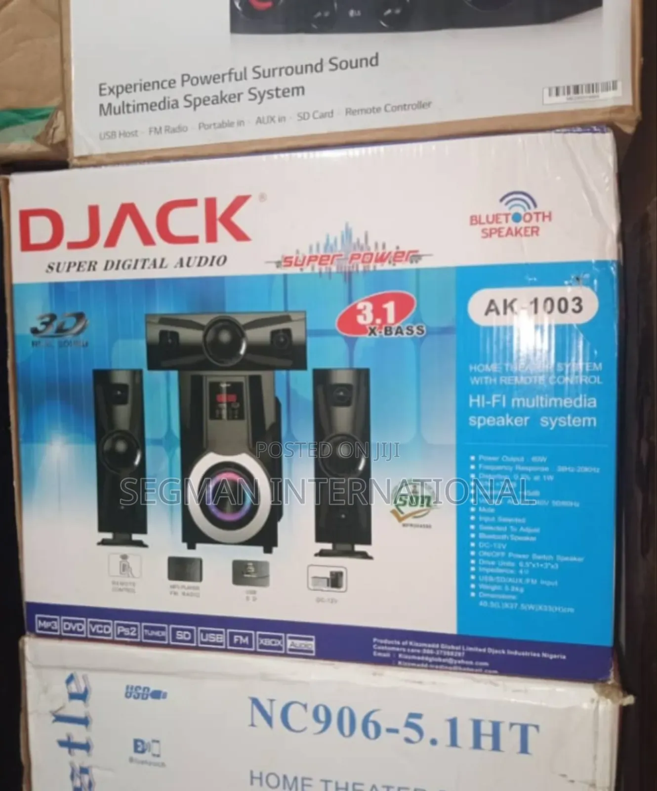 Djack Hi-Fi Multimedia Speaker System With 3.1 X-Bass in Lekki - Audio ...