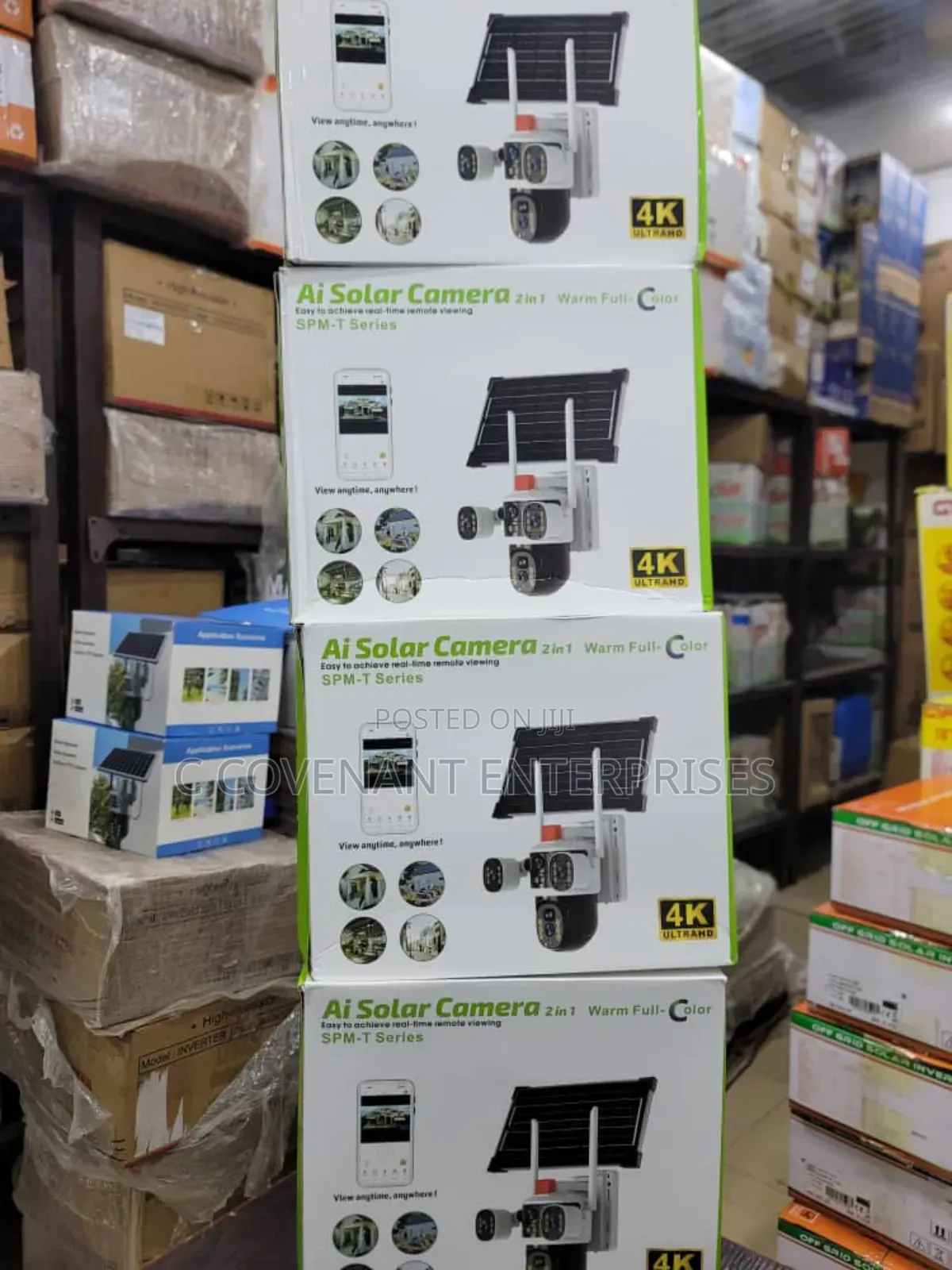 3 Lens 360 Degree Solar Camera in Lekki - Security & Surveillance, C ...