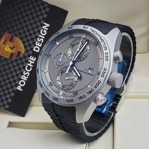 Original Porsche Design Black Rubber Strap, Chronograph Watch in ...