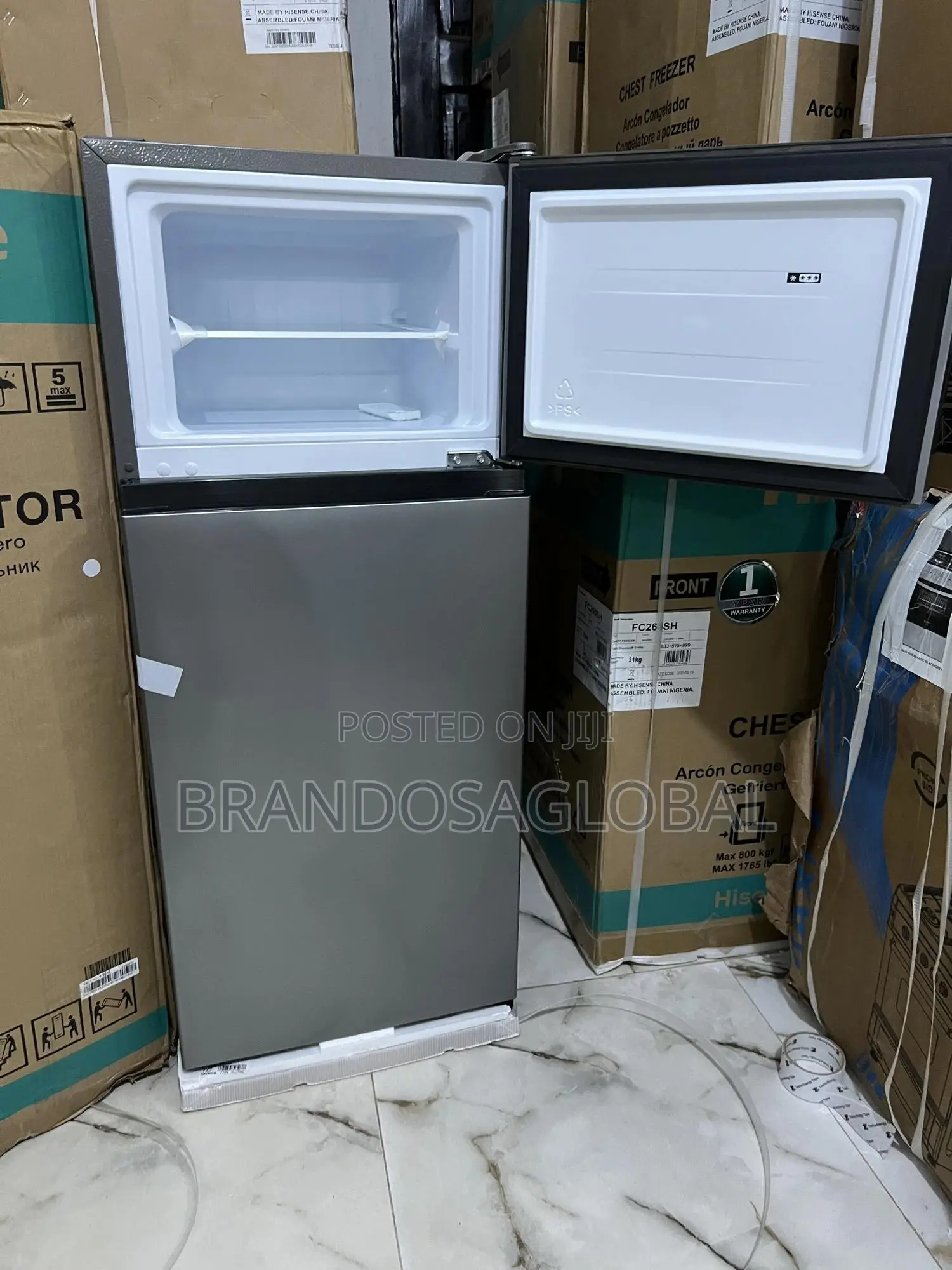 Compact Fridge With Freezer – Hisense 124l in Lagos Island (Eko ...