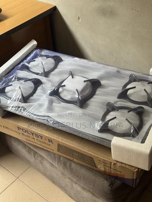 Polystar Steel Top 5 Burner Inbuilt Gas Hob | Pv-Ba8705agps in Lekki ...