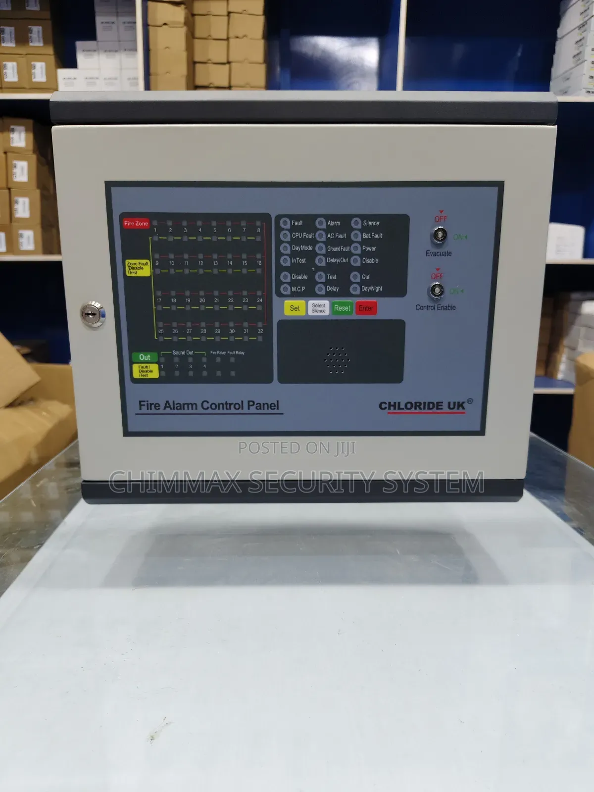 32 Zone Chloride Uk Fire Alarm Control Panel in Ojo - Safety Equipment ...