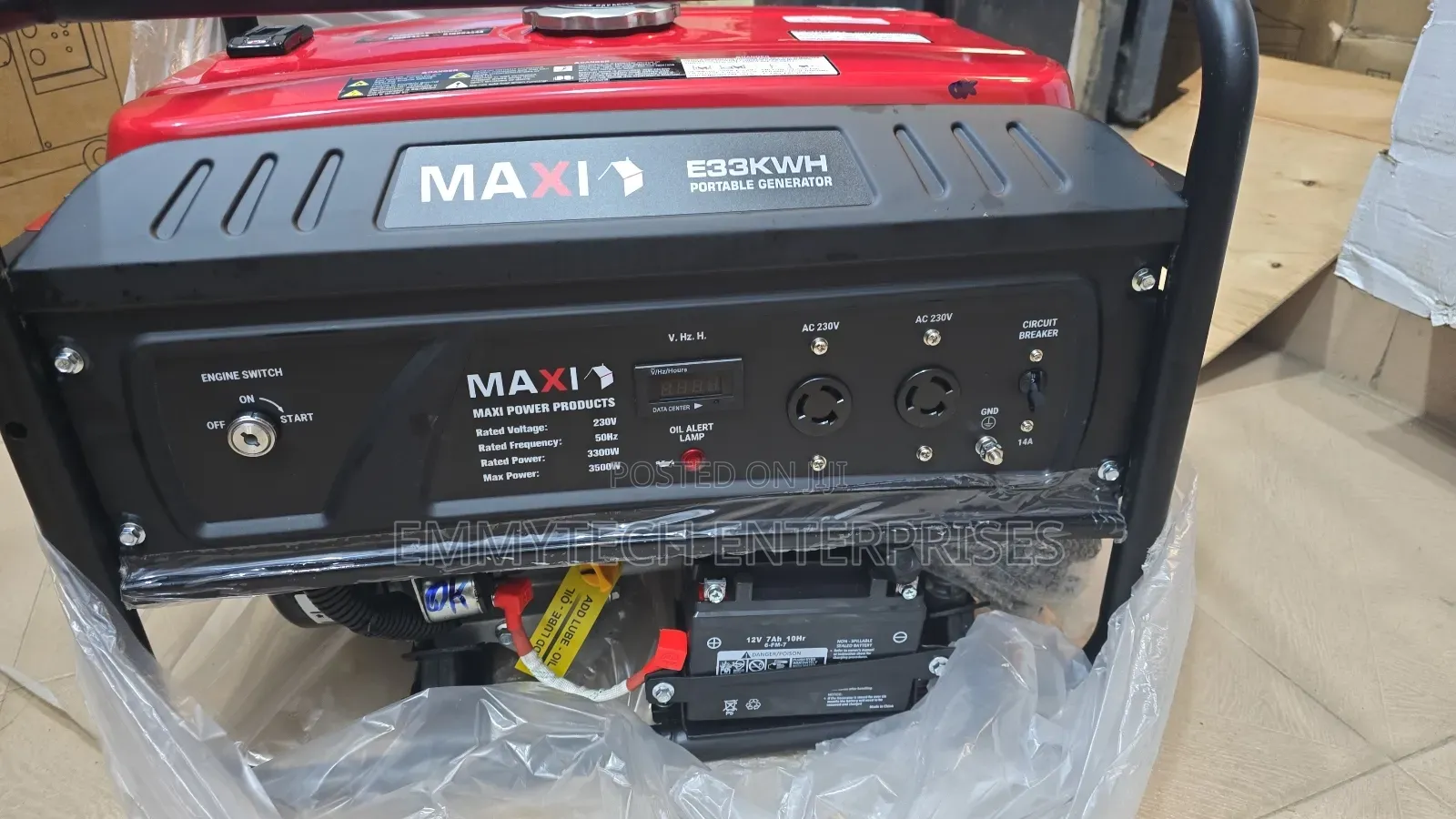 Complete 5kva Maxi Petrol Generator 100% Copper Coil in Ikeja ...