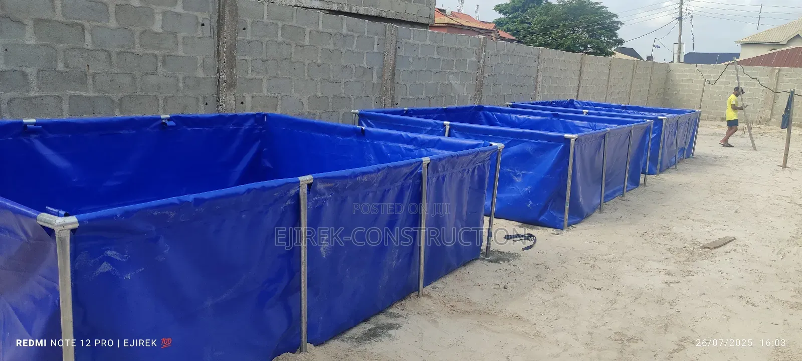 Tarpaulin Mobile Fish Pond Stand in Victoria Island - Farm Machinery ...
