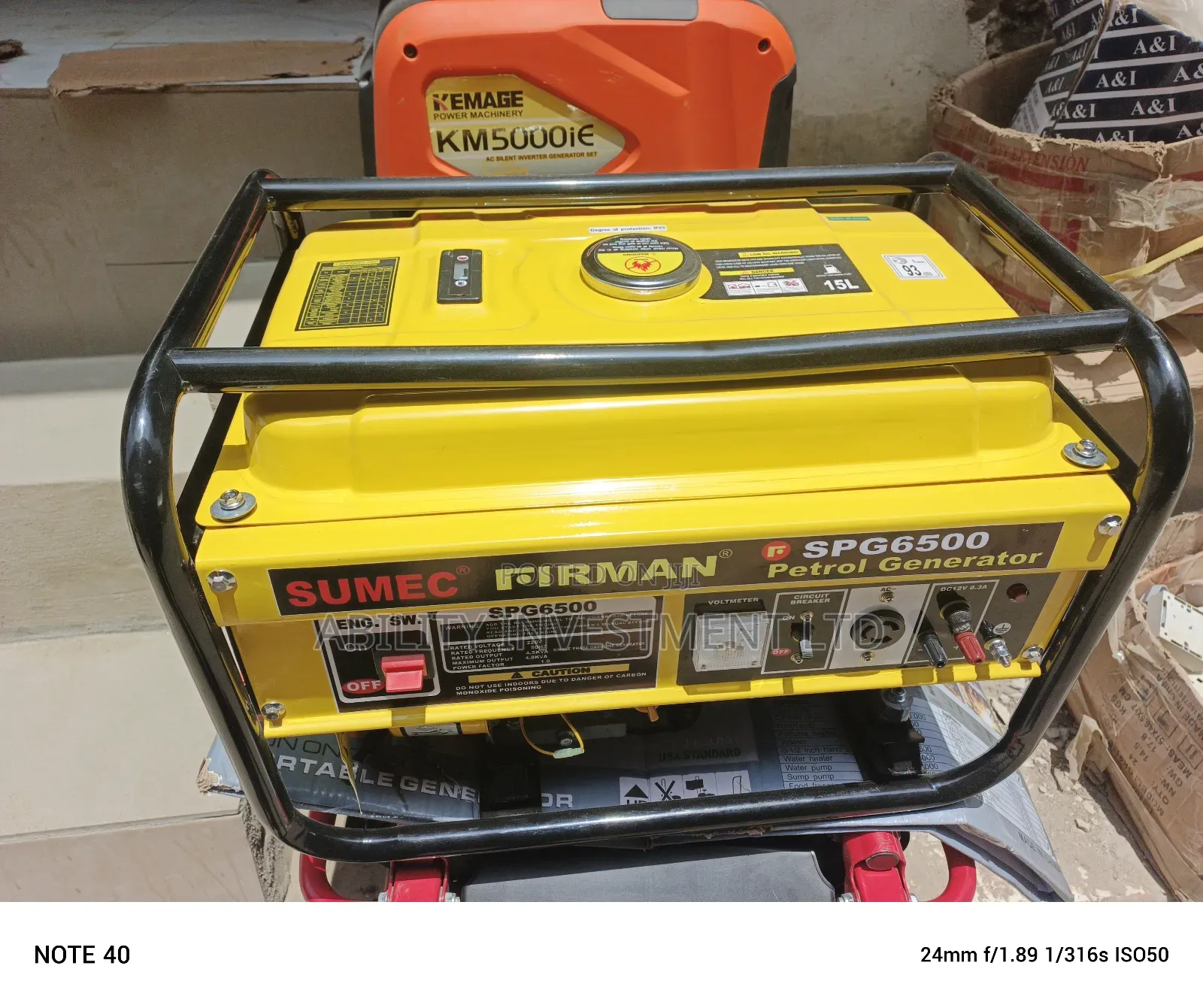Original Manual Starter Generator Coper 4.2kva Coper in Ikeja ...
