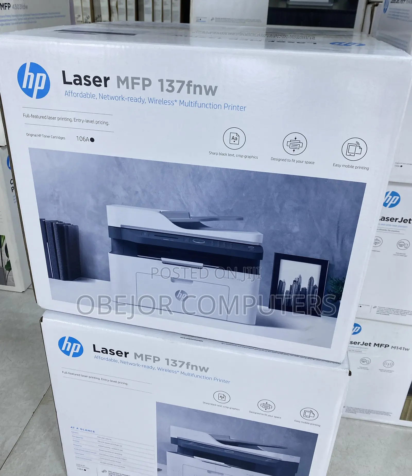 Hp Laserjet MFP M137fnw Printer in Ikeja - Printers & Scanners, Obejor ...