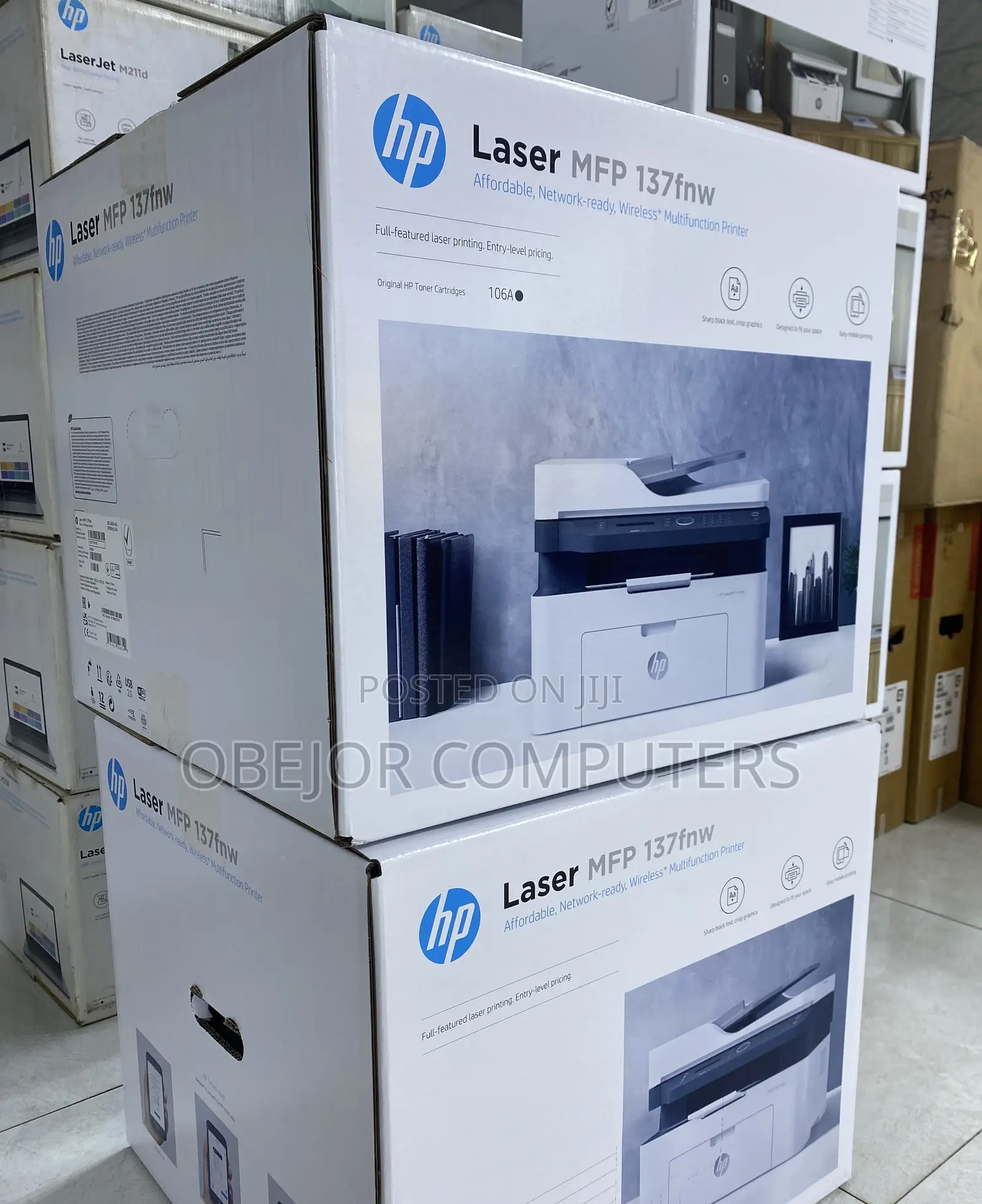 Hp Laserjet MFP M137fnw Printer in Ikeja - Printers & Scanners, Obejor ...
