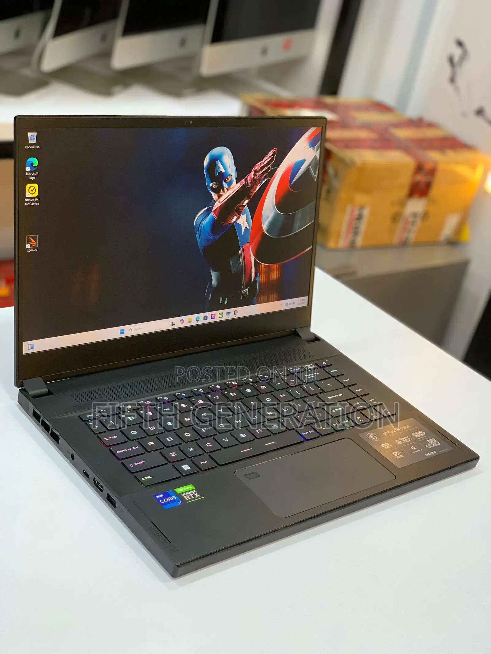 Laptop MSI GS66 Stealth 10SGS 32GB Intel Core i7 SSD 512GB in Ikeja ...