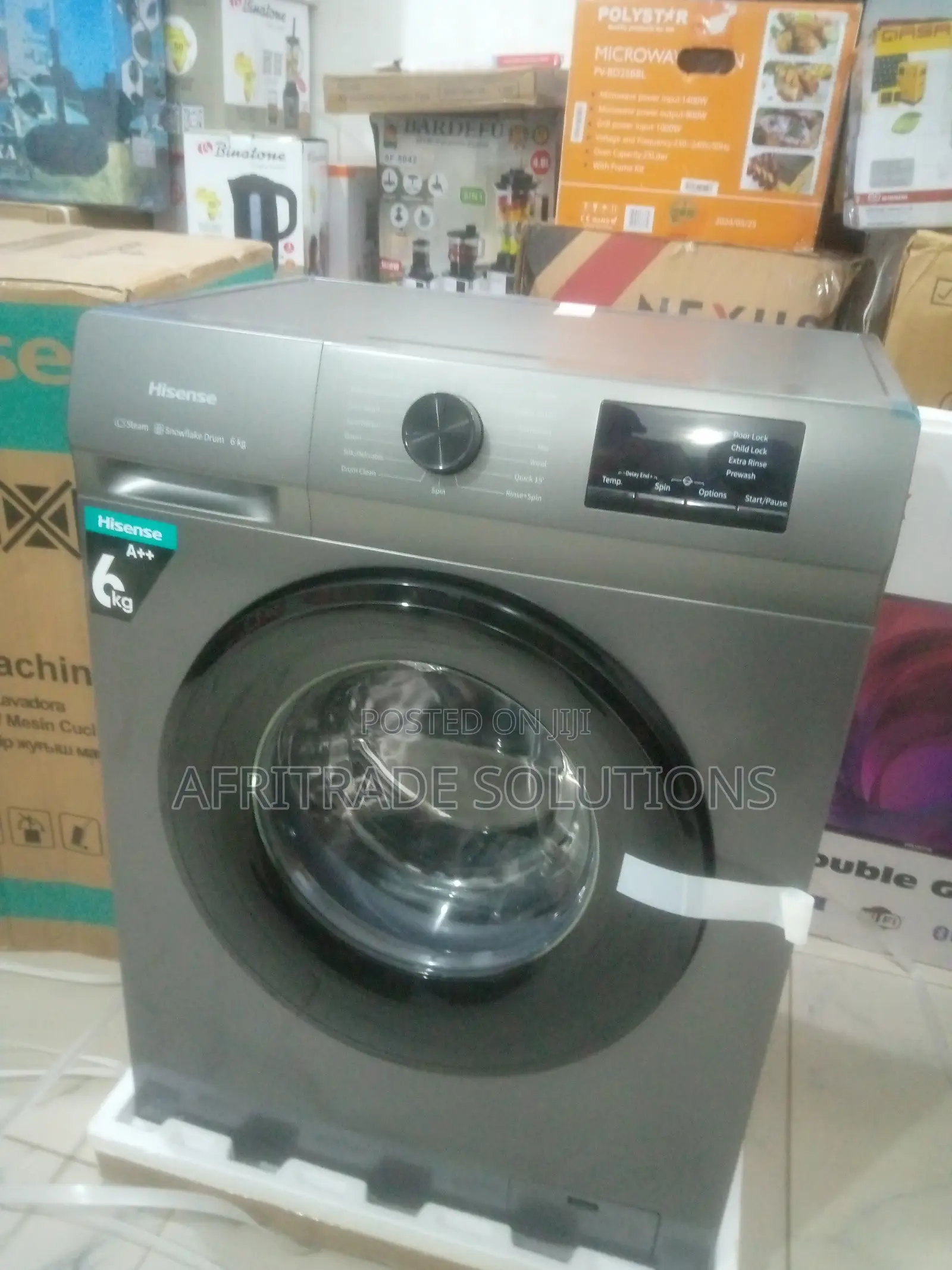 Hisense 6 Kg Front Loader – Delay Timer Quick Wash in Ifako-Ijaiye - Home Appliances, Afritrade ...