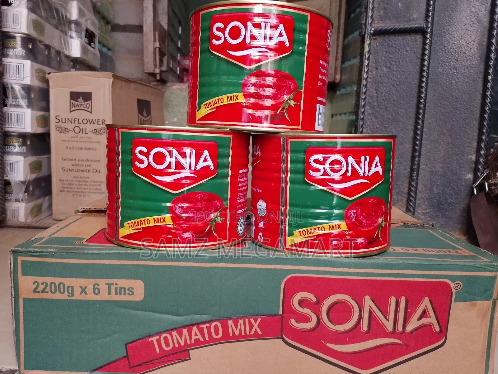 Sonia Tomato Paste – 6 X 2200g for sale - Samz Megamart Price: ₦ 34,000 ...