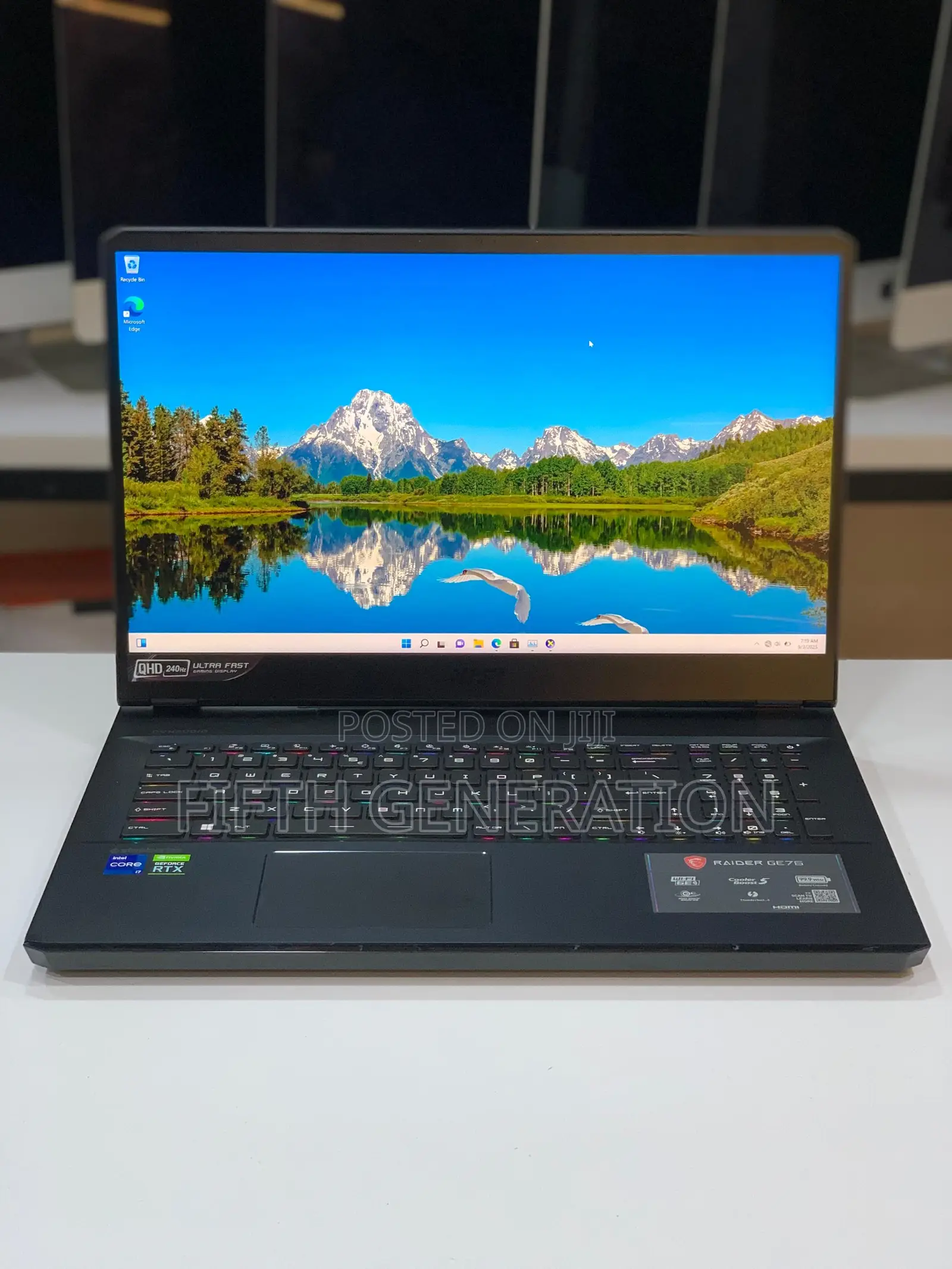 Laptop MSI Raider GE76 12UGS 32GB Intel Core i7 SSD 1T in Ikeja ...