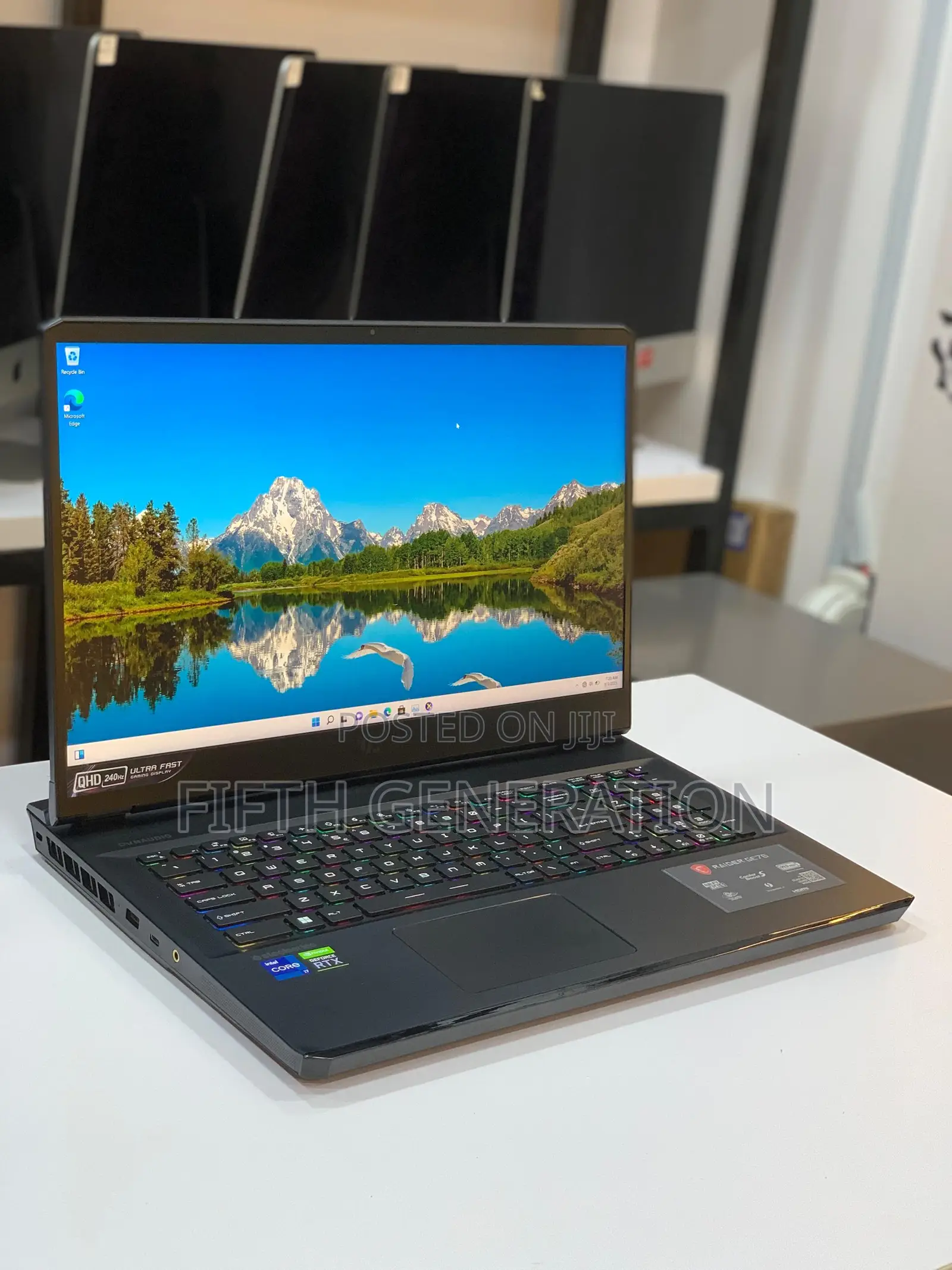 Laptop MSI Raider GE76 12UGS 32GB Intel Core i7 SSD 1T in Ikeja ...