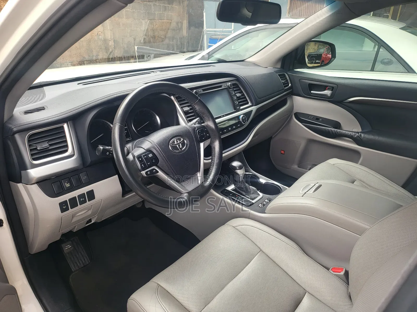 Toyota Highlander Limited V6 4x2 (3.5L 6cyl 6A) 2016 White in Lekki ...