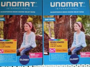 Unomat Glossy Photo Paper 5x7x100 for sale - VISIONARY INVESTMENT LTD ...