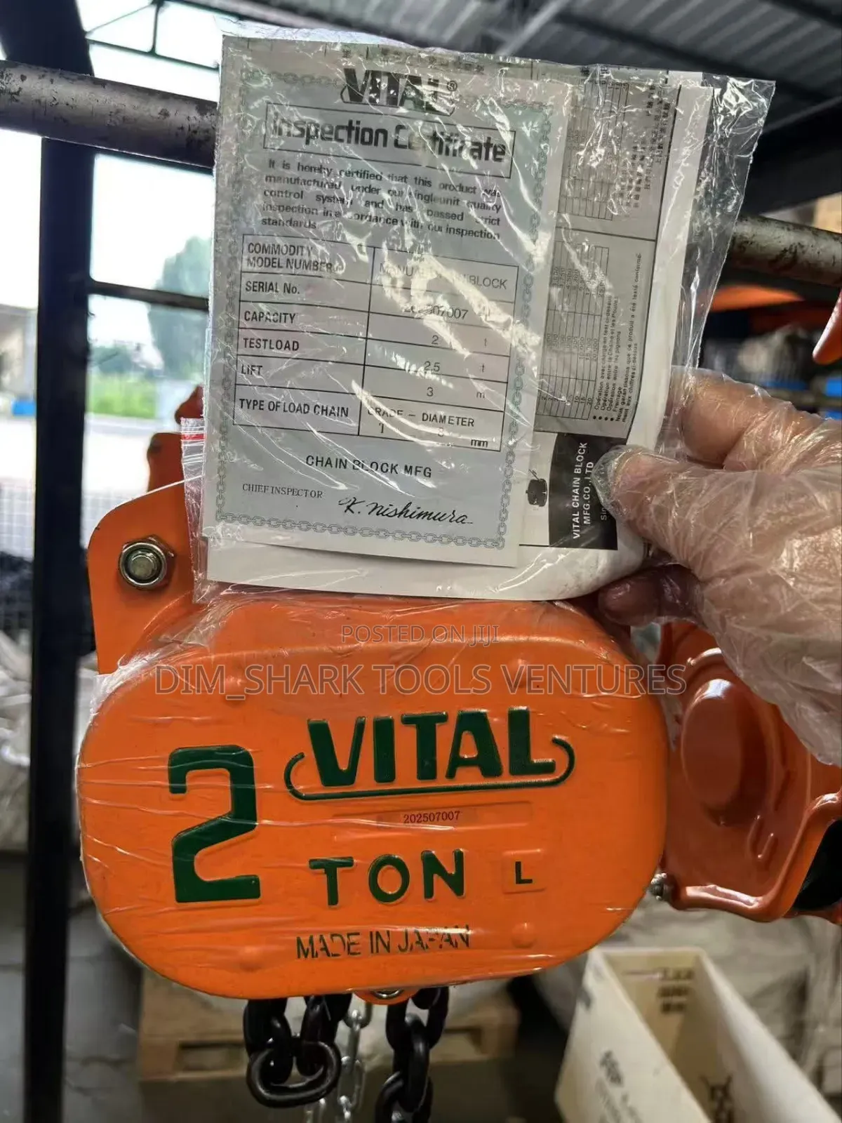 Vital 2 Ton Chain Block/Chain Hoist in Abua/Odual - Manufacturing ...