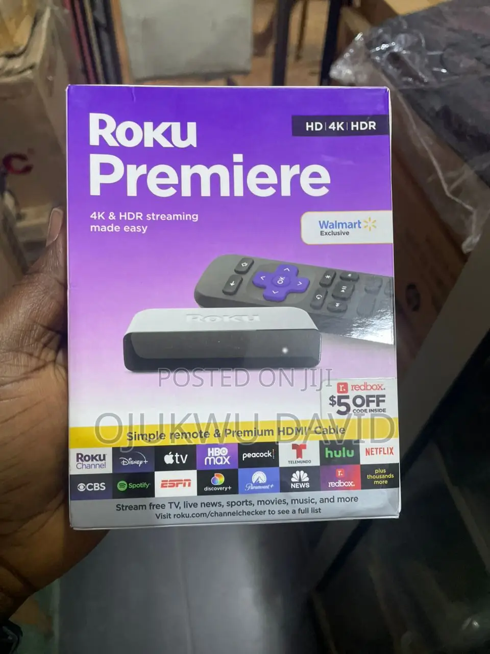 Roku Premiere -HDR Streaming Media Player Wi-Fi Enabled in Ikeja - TV ...