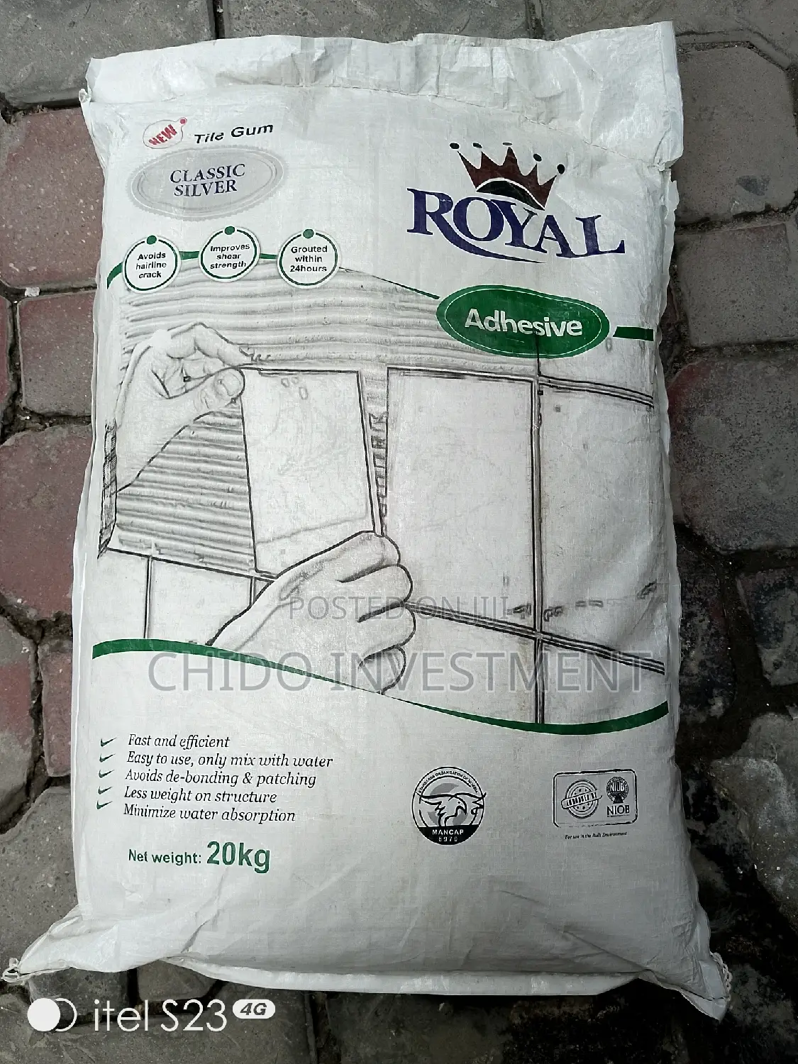 Tile Gum Royal Adhesive in Orile - Building Materials & Supplies, Chido ...