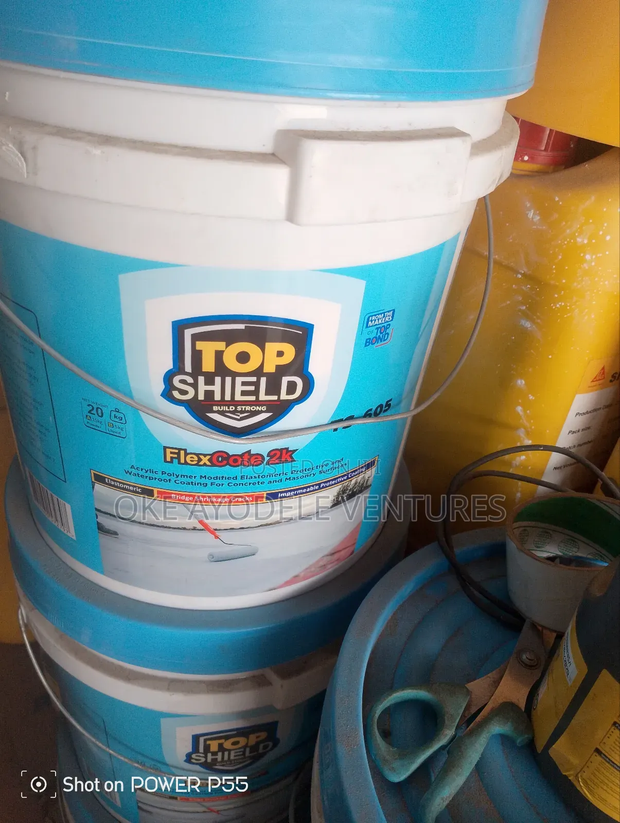 Topshield 605 Flexcote Acrylic Waterproof Coat in Mushin - Building Materials & Supplies, Oke ...