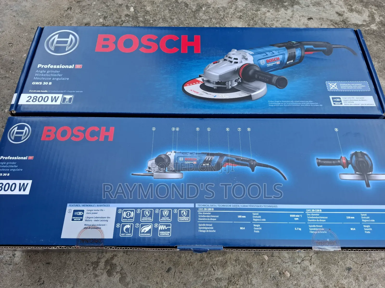 GWS 30-230 B 2800watts Bosch Angle Grinder in Lagos Island (Eko) - Electrical Hand Tools ...