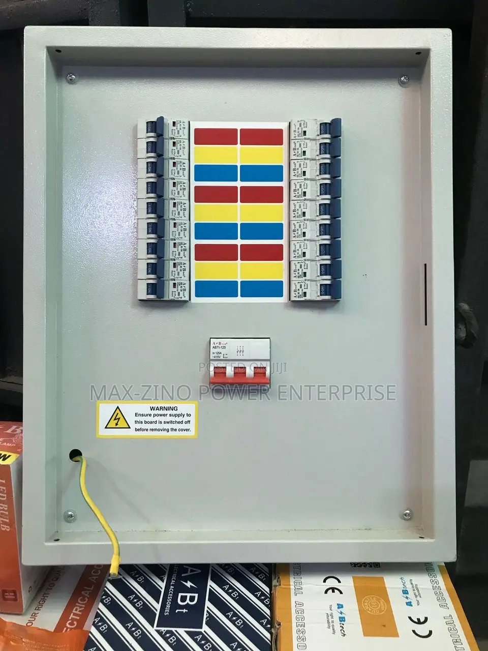 18 Way D6 Distribution Board 3 Phase Ab Tech in Gbagada - Electrical ...