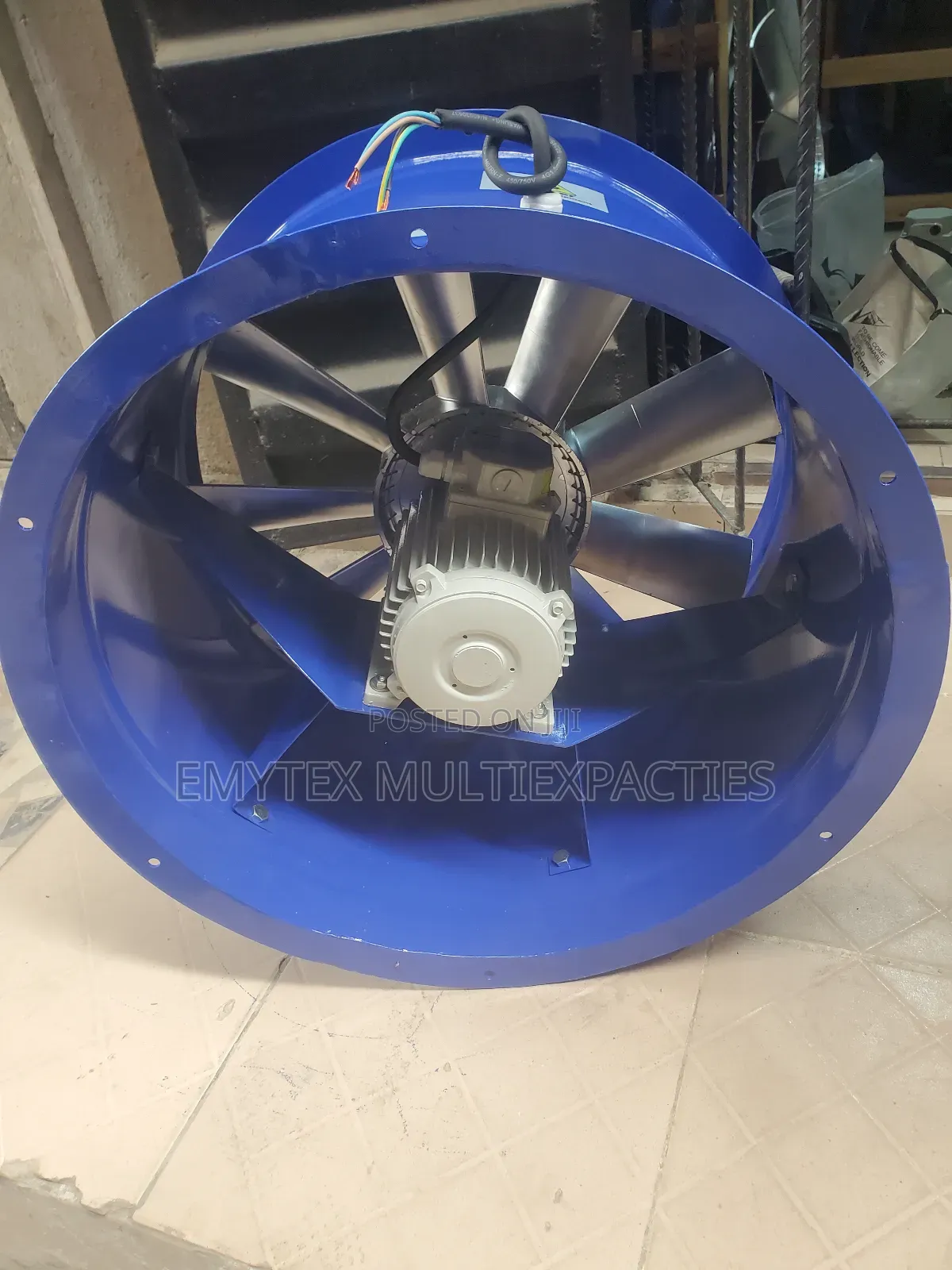 Flakt Woods Extractor Fan 600mm 24inches 380v 1440rpm for sale - EMYTEX ...