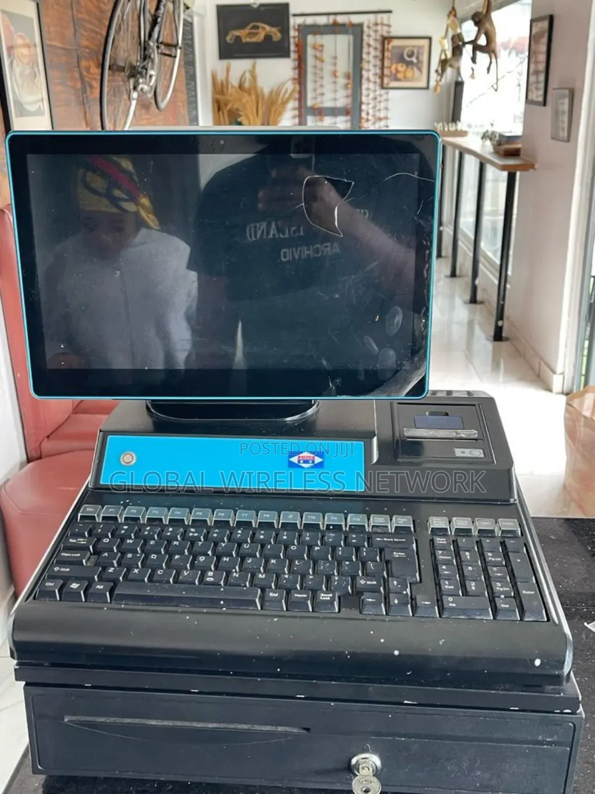 Aibao Ab5890 Electronic Cash Register With 15" Touchscreen Monitor in ...