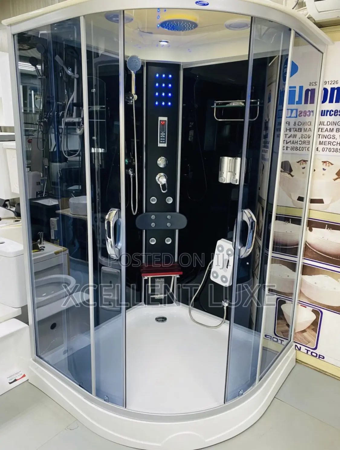Spa Steam Shower Room With Bluetooth 100 By 100cm in Orile - Plumbing ...