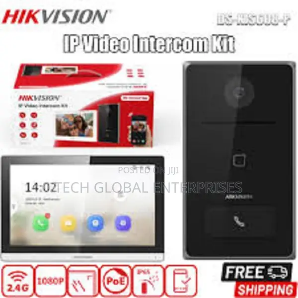 Hikvision Ds-Kis608-P Ip Video Intercom Kit in Ikeja - Networking Products, Tech Global ...