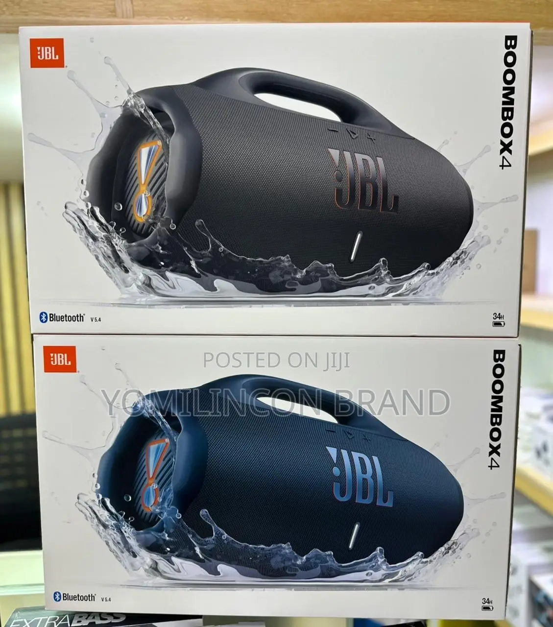 JBL Boombox 4 Wireless Bluetooth Speaker - Black for sale - Yomilincon ...