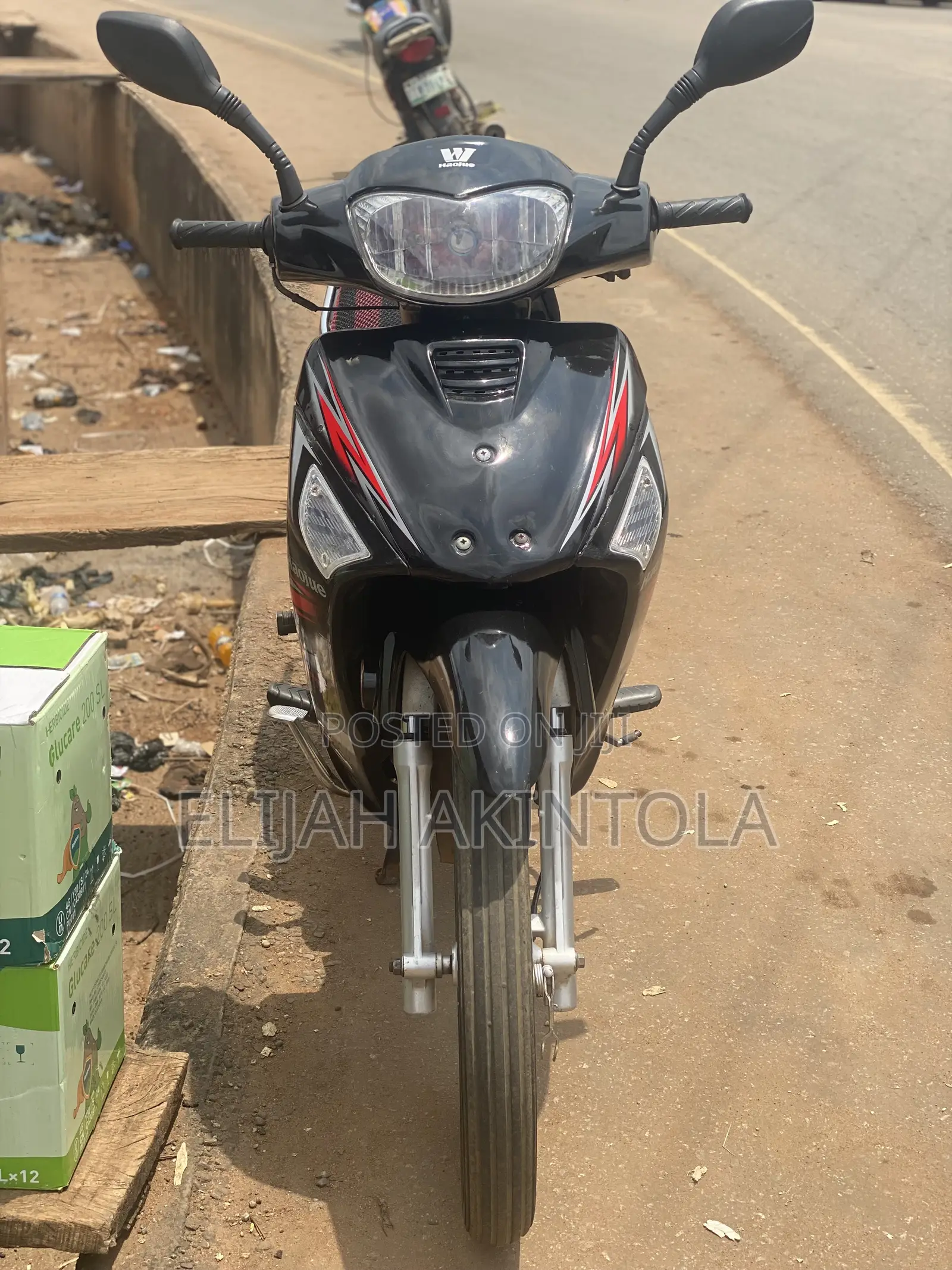 Haojue HJ110-5 2023 Black in Ogbomosho North - Motorcycles & Scooters, Elijah Akintola | Jiji.ng