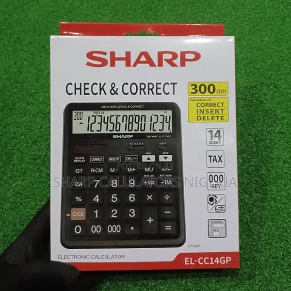 Sharp El-Cc14gp Check Correct Calculator - 14 Digits in Ikeja ...