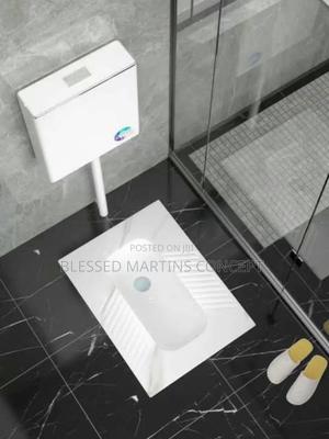 Plastic Squatting Pan With Top Flush Tank for sale - BLESSED MARTINS ...
