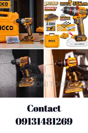 Ingco Cordless Brushless Impact Drill Model ~ Cidli20558 in Port ...