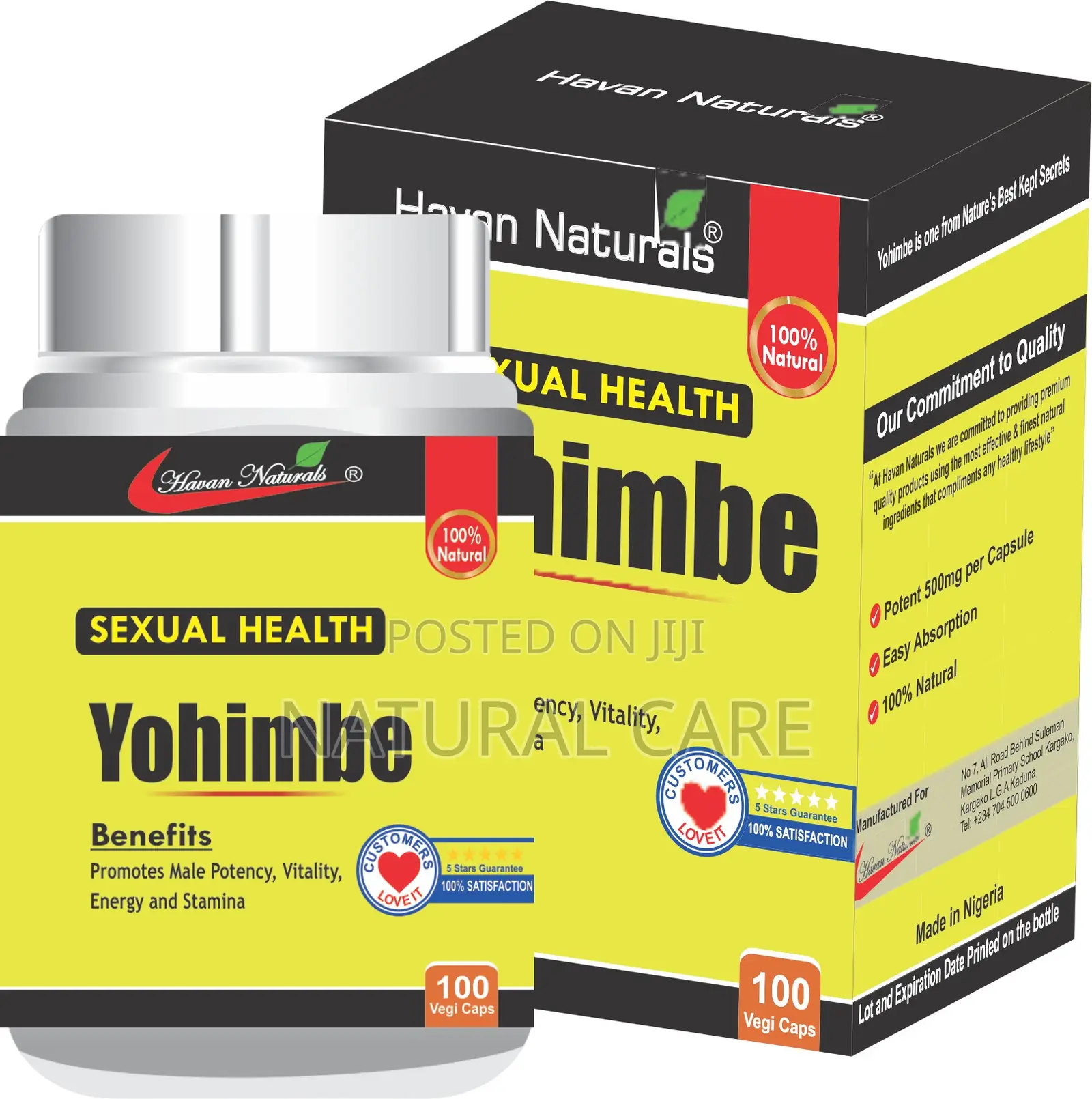 Yohimbe: Natural Power for Vitality and Performance in Jabi - Vitamins ...