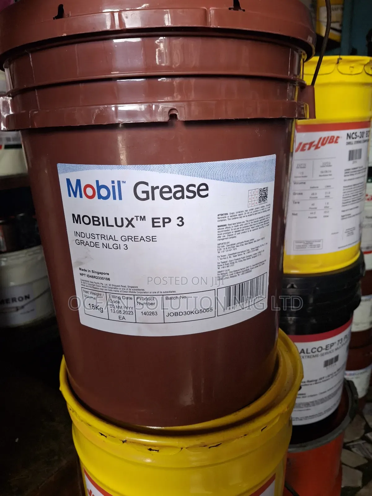 Mobil Grease Mubilux Ep3 Industrial Grease Grade Nlgi 3 in Port ...