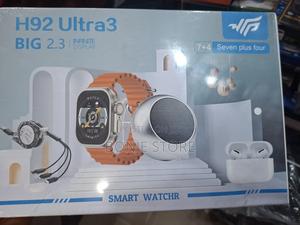 H92 Ultra3 Smart Watch With 7 Straps, Earbud, Speaker, Magnetic Charge ...