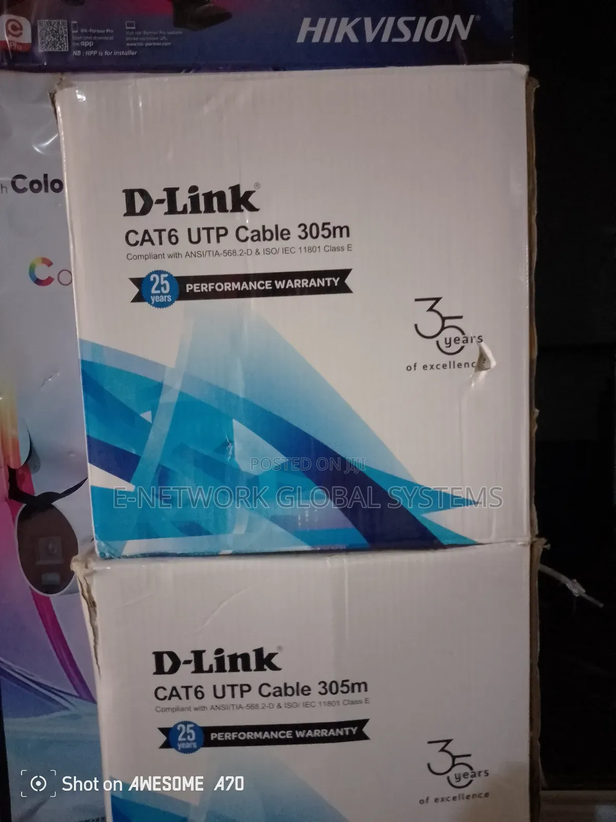 D-Link Cat6 Utp Cable 305m in Ikeja - Accessories & Supplies for Electronics, E-network Global ...