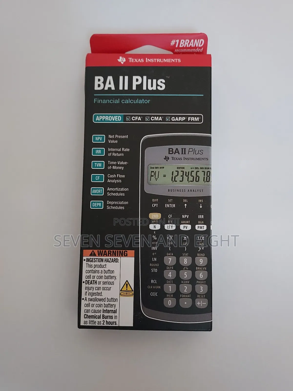 Texas Instruments 2025 Ba Ii Plus Calculator (Bulk Buy Available) in ...