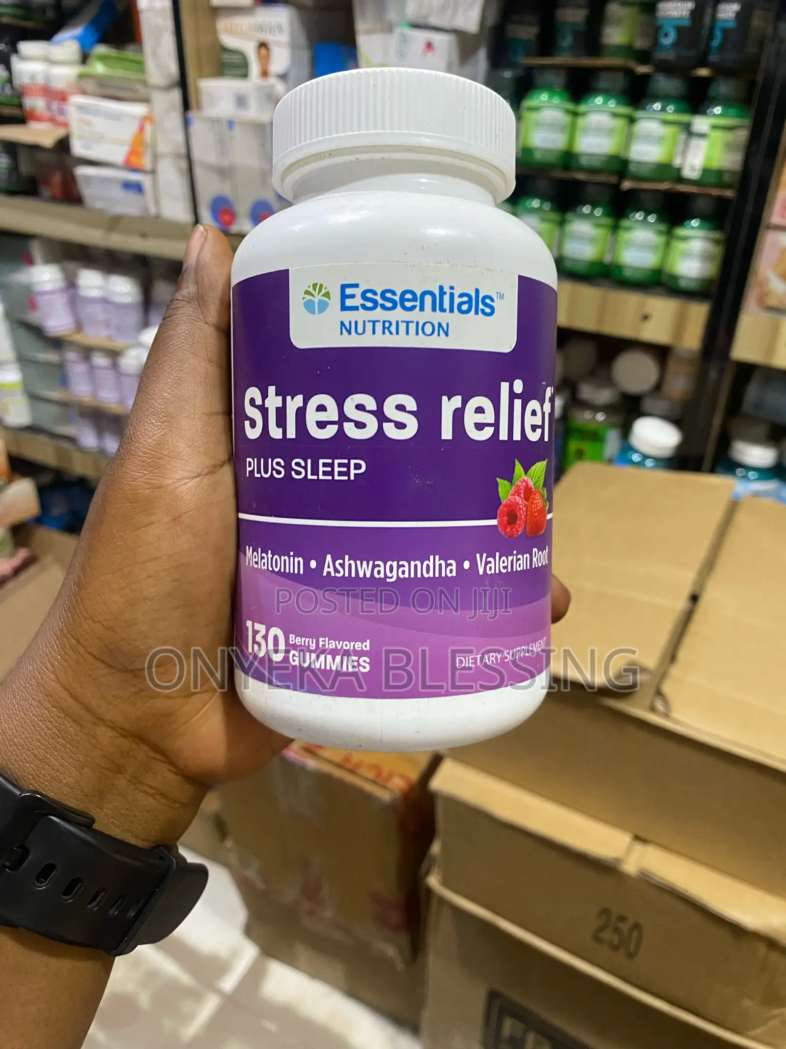 Essentials Nutrition Stress Relief Plus Sleep Gummies in Lagos Island ...